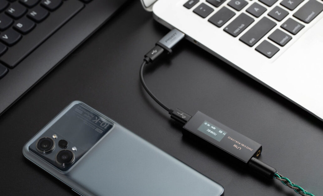 Cayin RU7 USB DAC Dongle › mobiler Kopfhörerverstärker
